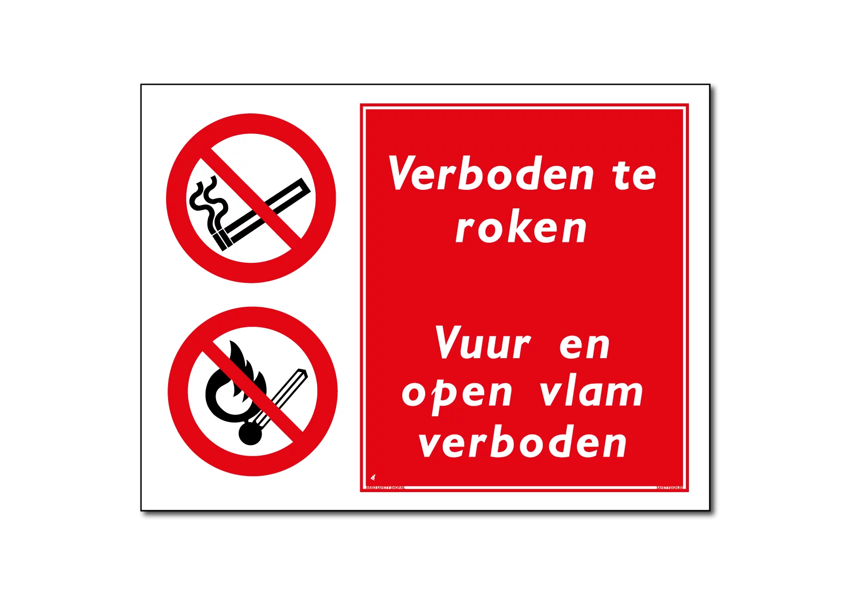 Verbodsborden & stickers - bestel ze op Mijnnaamplaat.nl