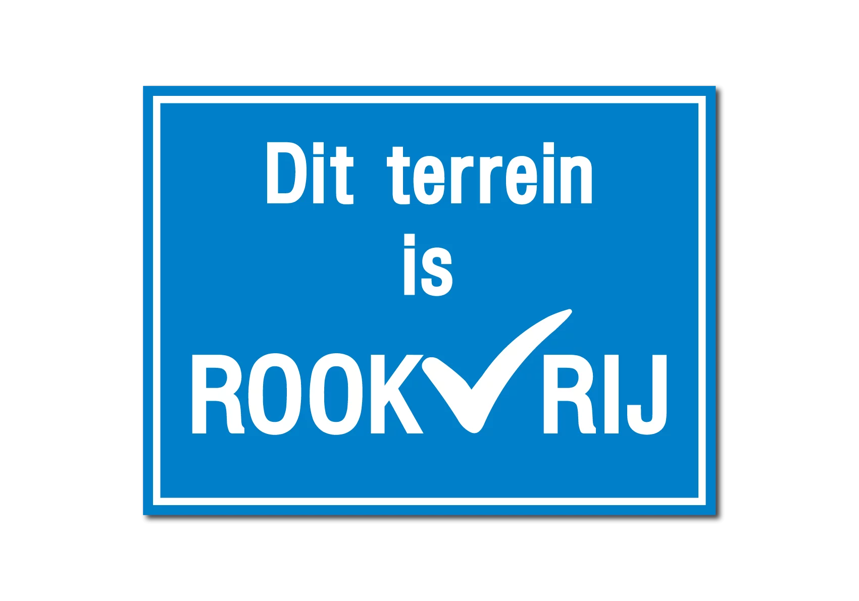 Gebodsborden en stickers voor een veilige woon/werkomgeving