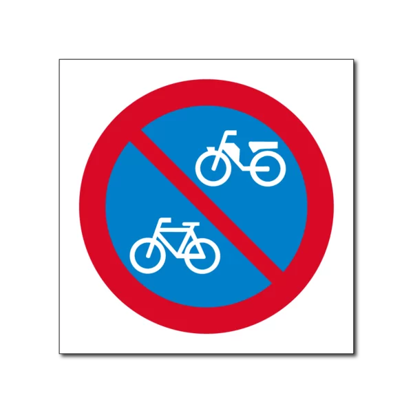 Verboden fietsen en brommers te plaatsen - Mijnnaamplaat.nl
